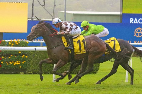 Too Darn Hot's Son Broadsiding Claims Champagne Stakes - BloodHorse